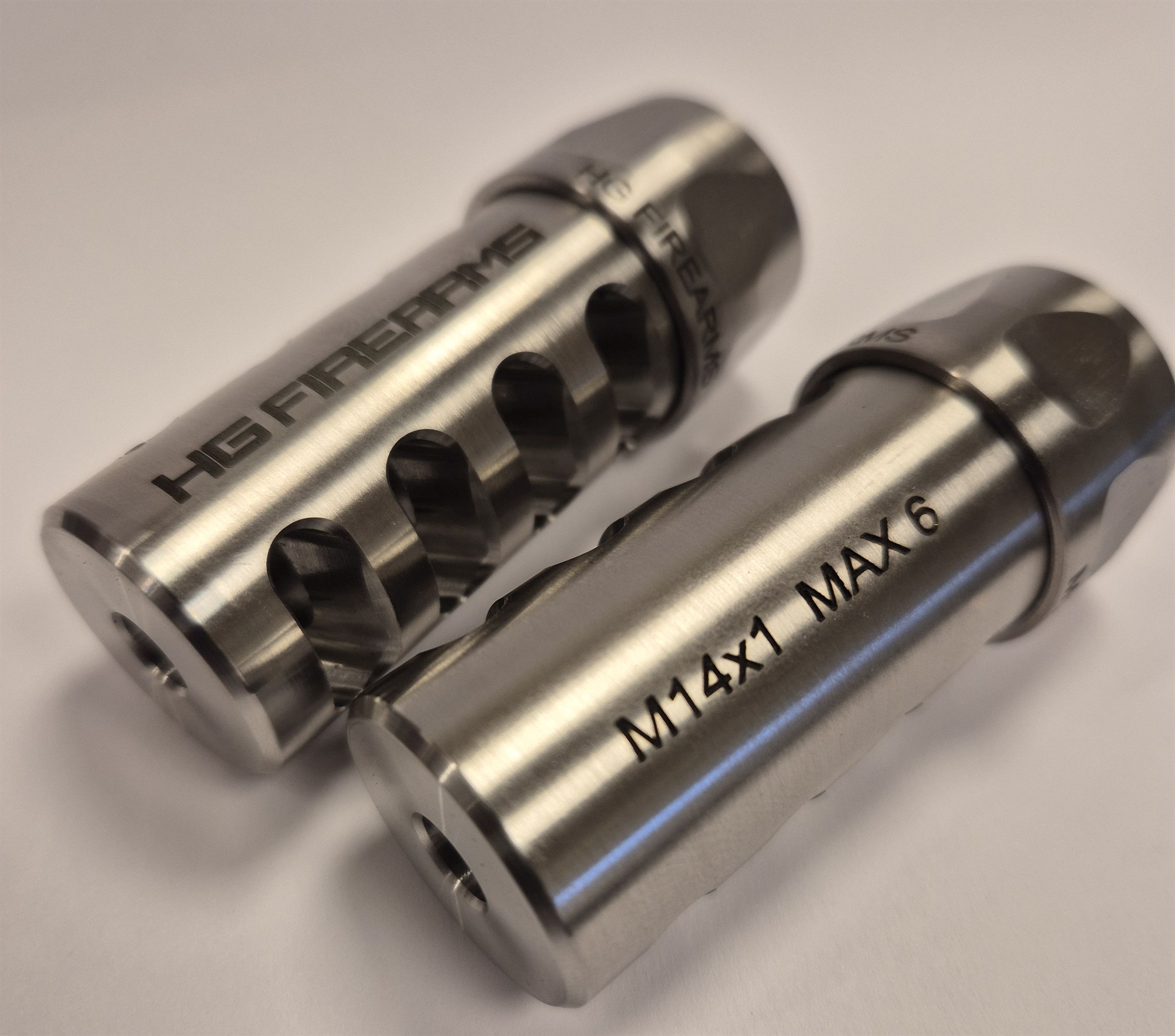 Muzzle brake - Tactical - w. LOCK NUT - MAX 6mm